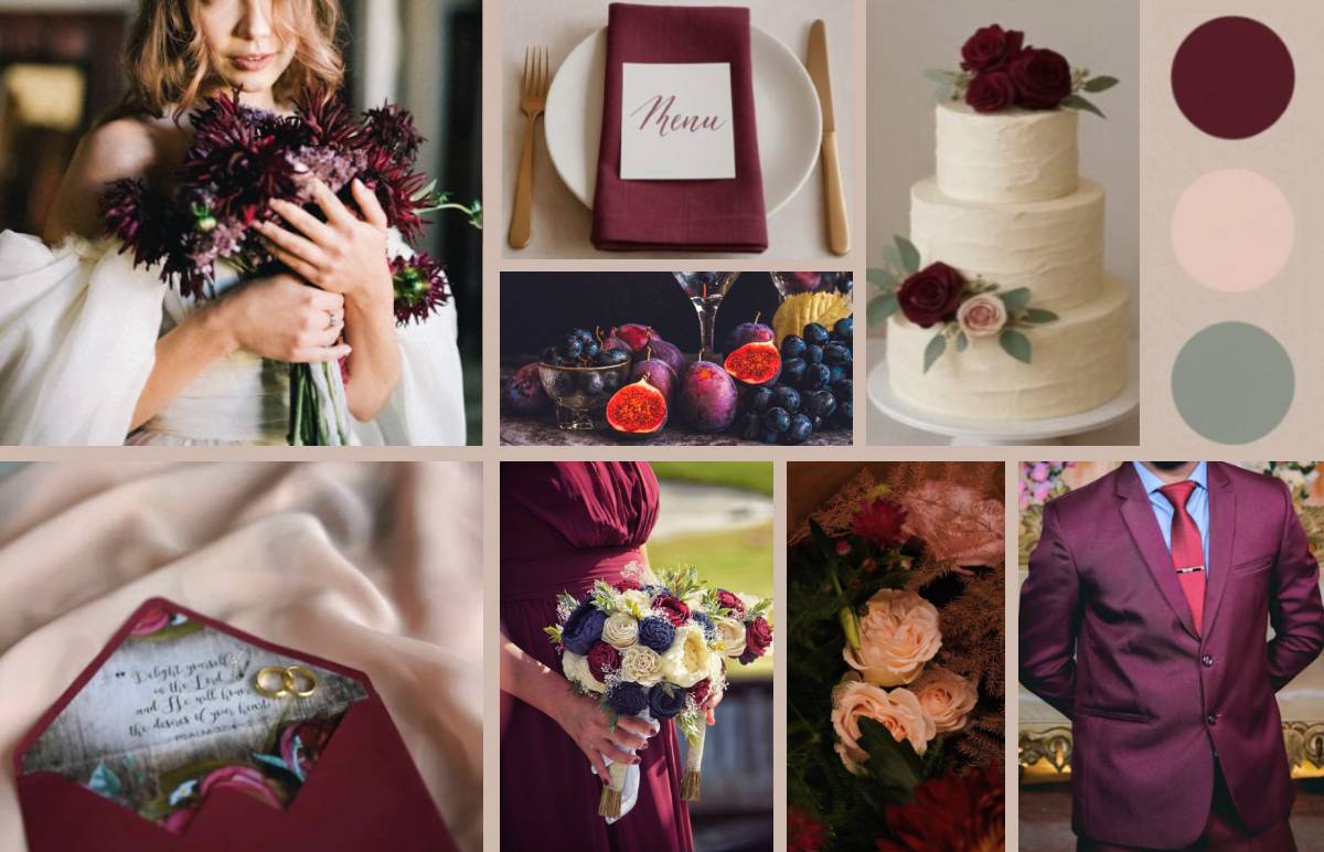 5 Palette colore ideali per un Matrimonio Autunnale - ListanozzeOnline ...